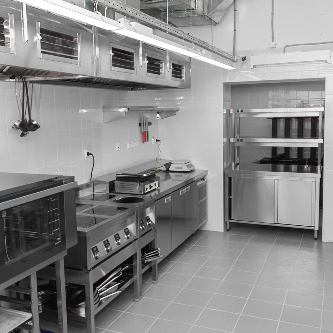 Diseño de cocinas para restaurantes en Pontevedra